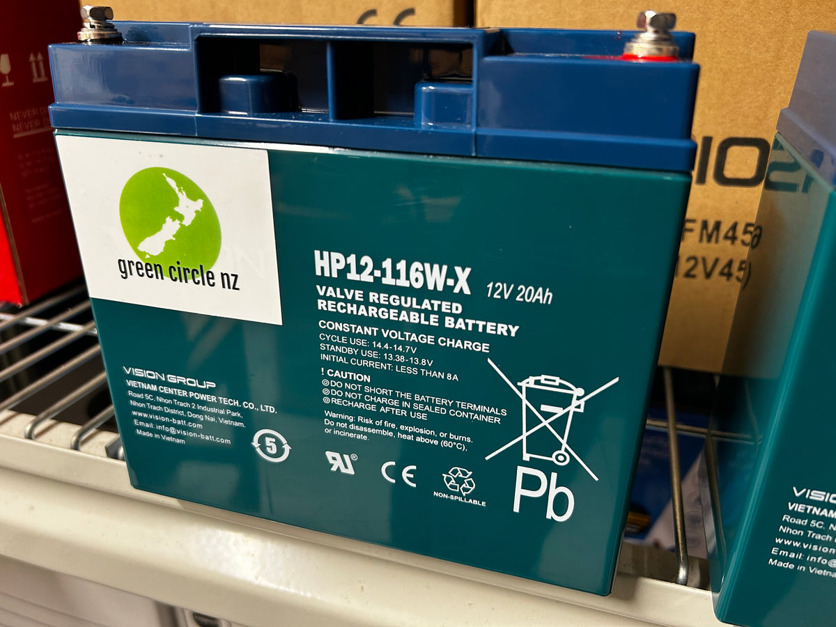 12v 20Ah AGM starting battery – Green Circle NZ