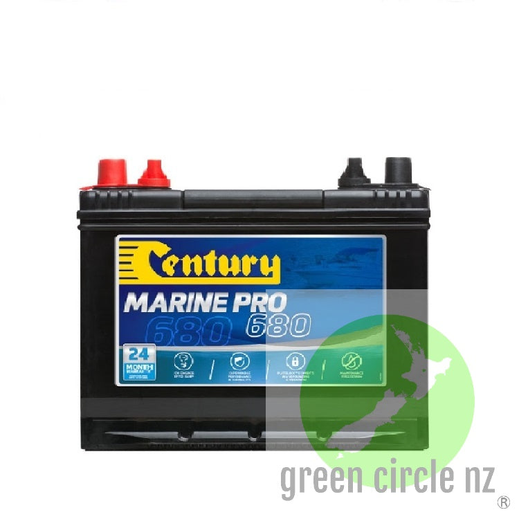 Boat & Marine Starting battery 680cca M24MF – Green Circle NZ