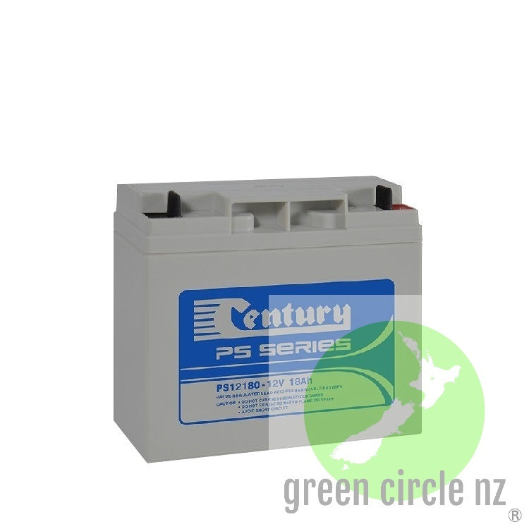 12v 18Ah Fire Alarm battery – Green Circle NZ